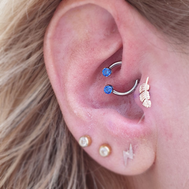 Daith Jewellery - Blue Lotus